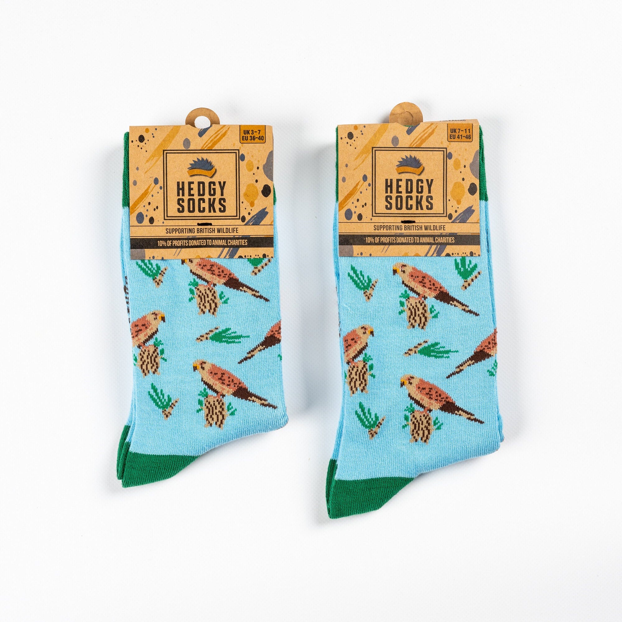 BAMBOO SOCKS KESTREL Bird Socks Bamboo Socks Birds of Prey Socks Funky ...