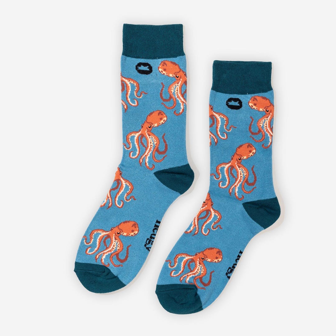 BAMBOO SOCKS | OCTOPUS | Marine Socks | Animal Socks | Novelty Socks ...