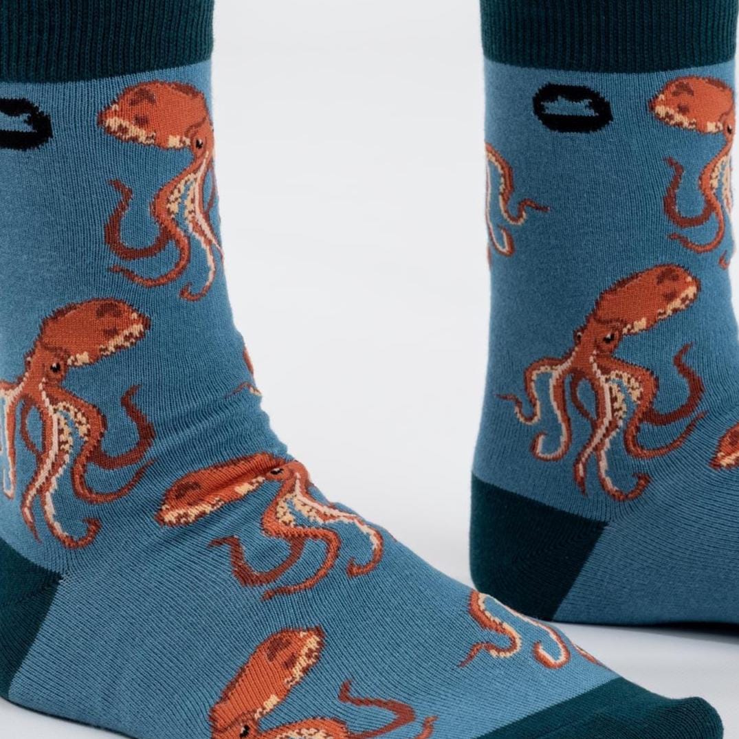 BAMBOO SOCKS | OCTOPUS | Marine Socks | Animal Socks | Novelty Socks ...
