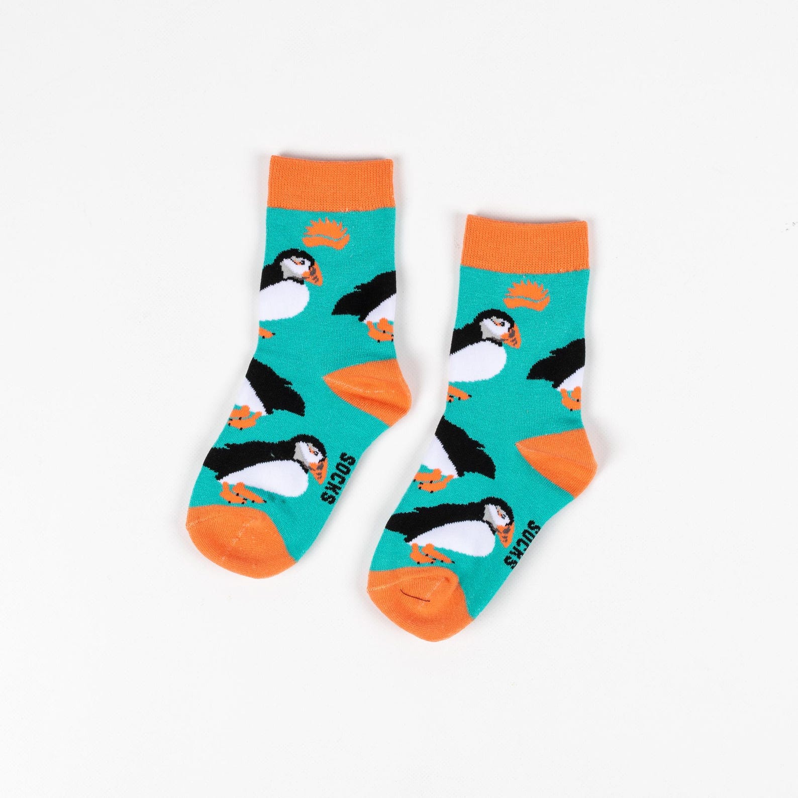 KIDS BAMBOO SOCKS | Puffin | Blue | Wildlife | Bird | Cool Socks ...