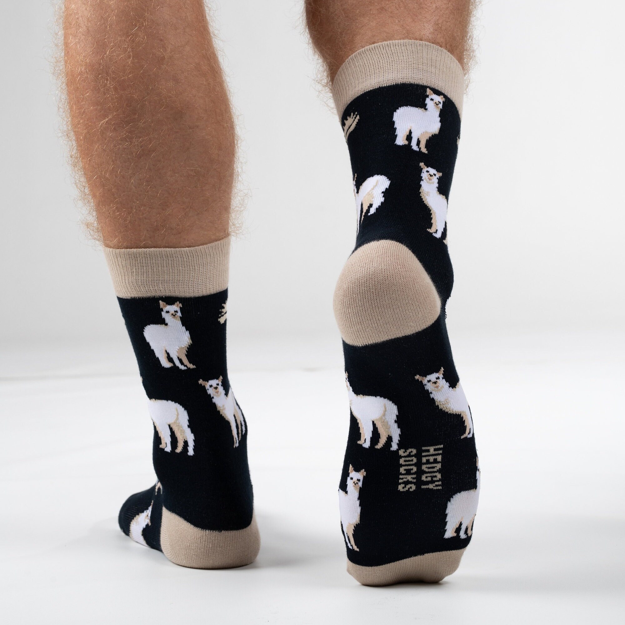 BAMBOO SOCKS | ALPACA | Farm Animal Socks | Black Socks | Bamboo Socks ...
