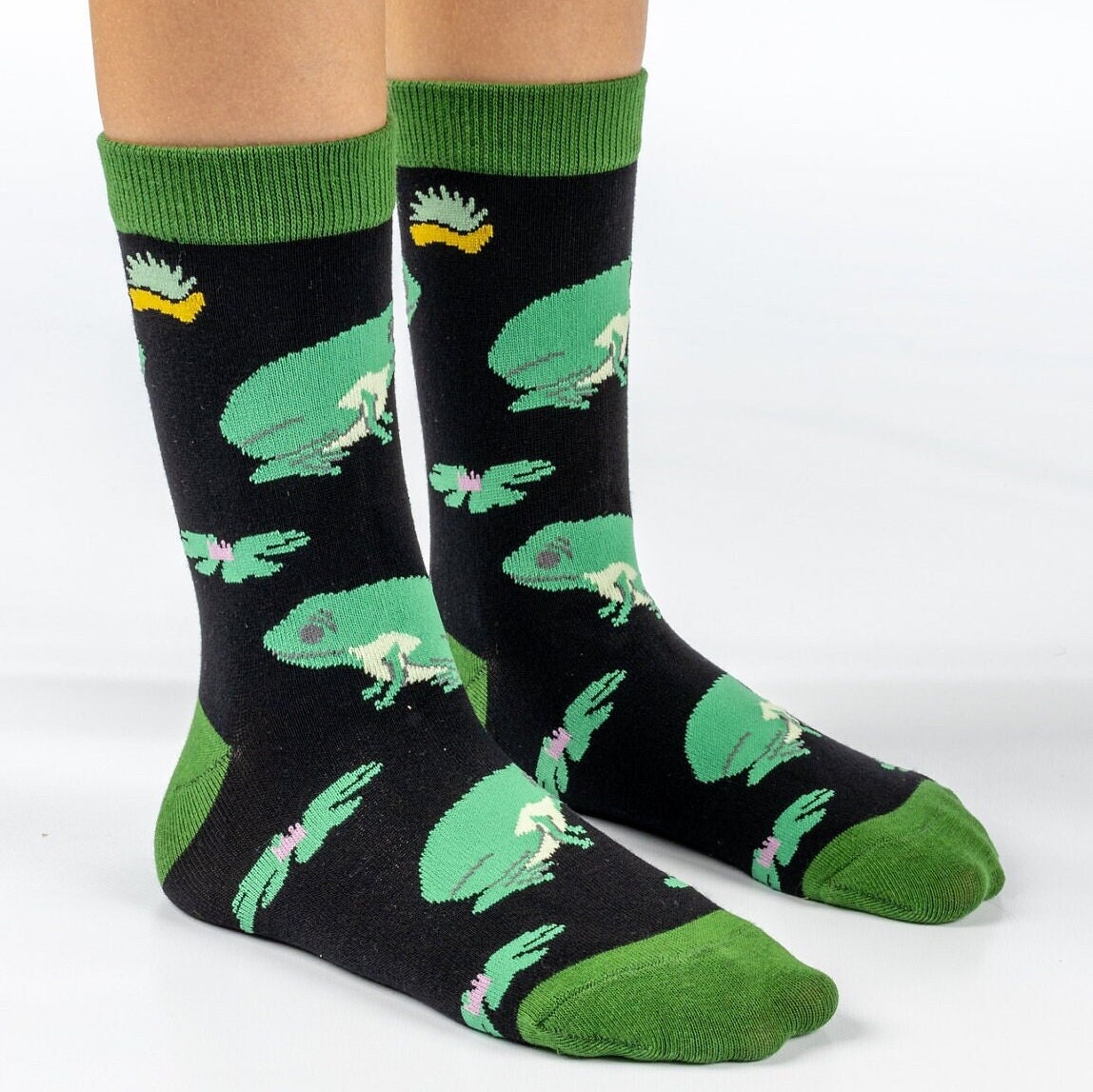 KIDS BAMBOO SOCKS | Frog | Black | Amphibian | Wildlife | Cool Socks ...