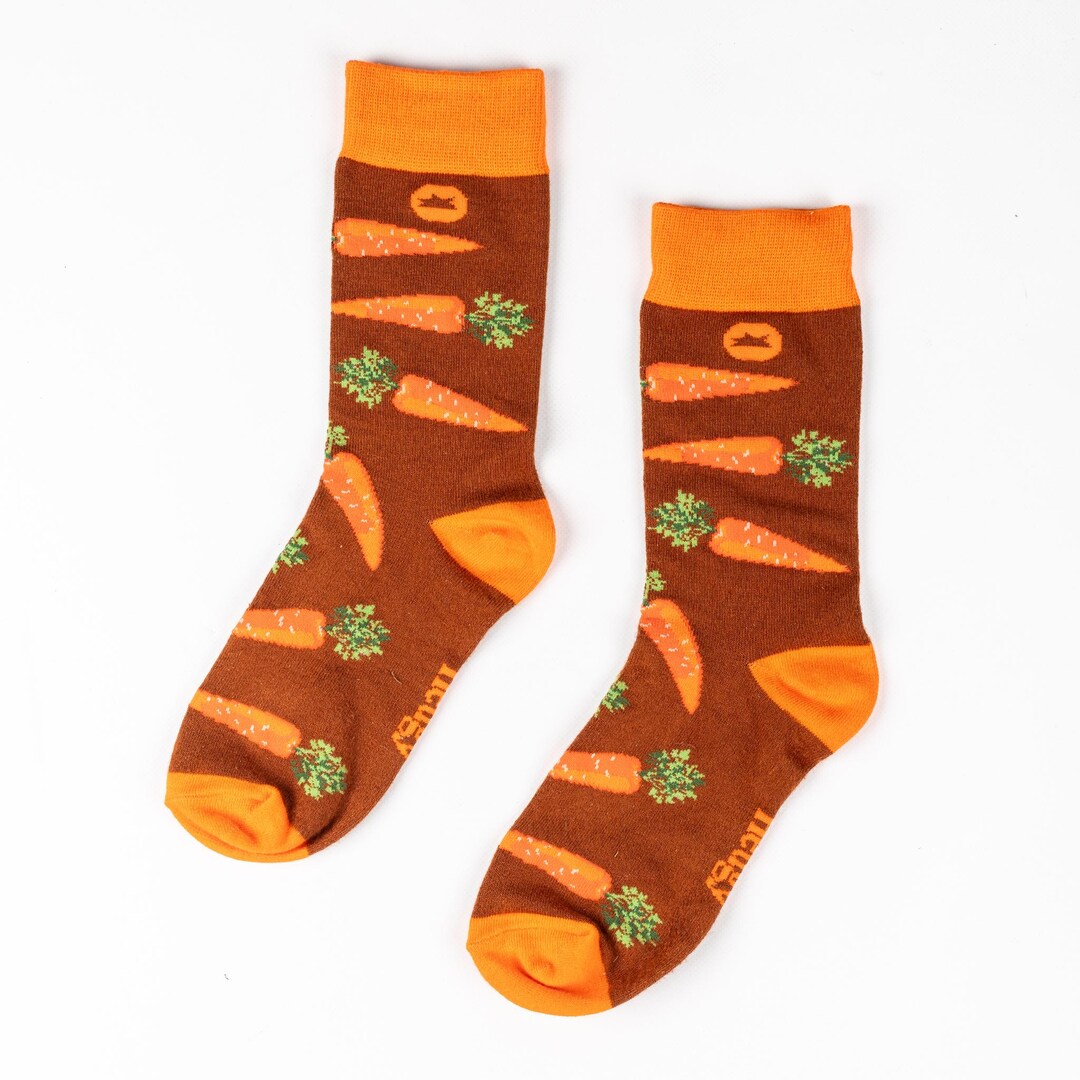 BAMBOO SOCKS | CARROTS | Vegetable Socks | Sustainable Socks | Vegan ...