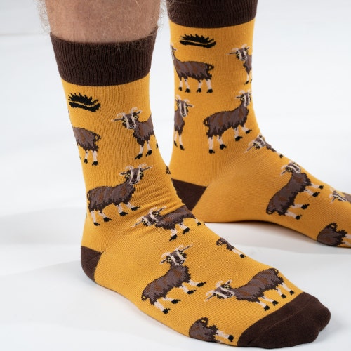 BAMBOO SOCKS GOAT Farm Animal Socks Goat Lover Goat - Etsy