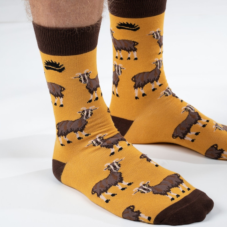 BAMBOO SOCKS | GOAT | Farm Animal Socks | Goat Lover | Goat Gifts ...