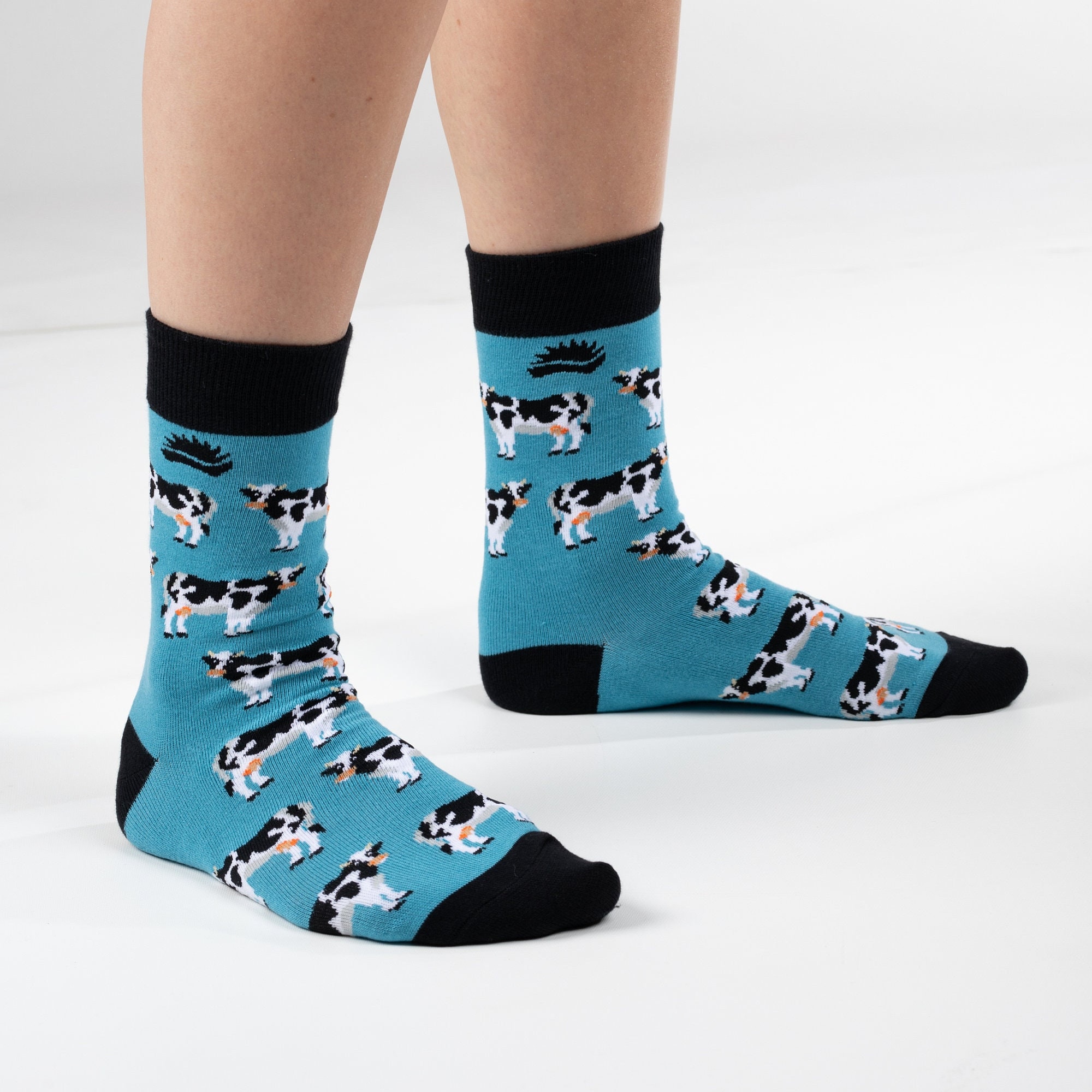 BAMBOO SOCKS | COW | Farm Animal Socks | Farm Socks | Cow Gifts | Cow ...