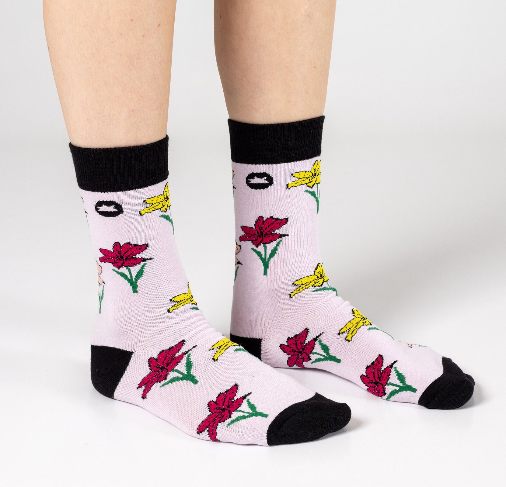 BAMBOO SOCKS | LILY | Flower Socks | Plant Socks | Garden Socks ...