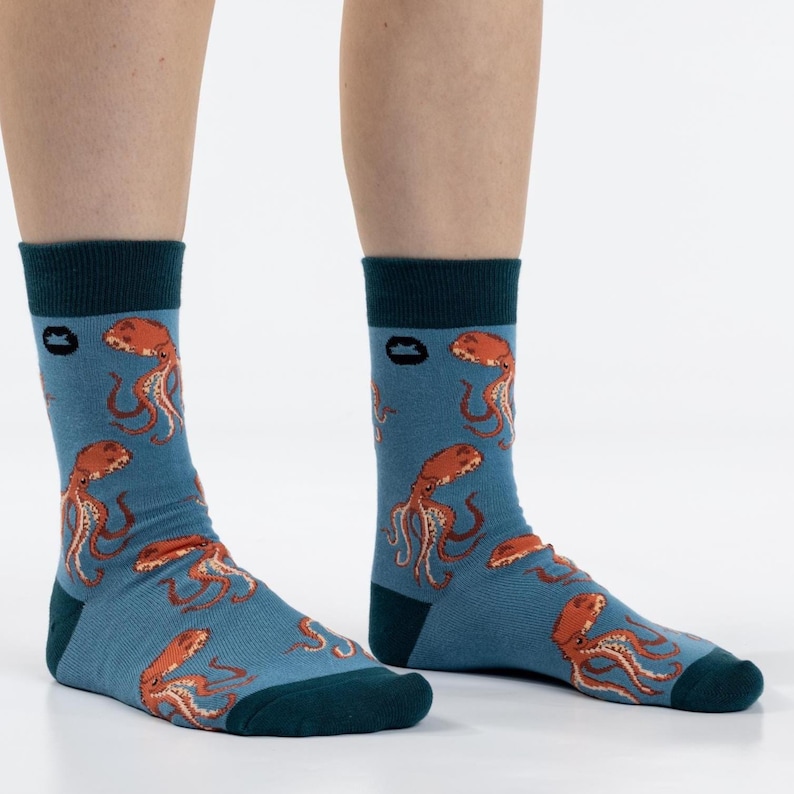 BAMBOO SOCKS | OCTOPUS | Marine Socks | Animal Socks | Novelty Socks ...