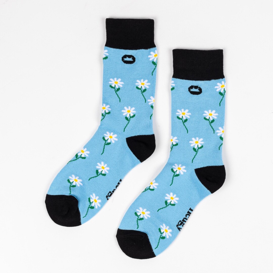 BAMBOO SOCKS | DAISY | Flower Socks | Nature Socks | Floral Socks ...