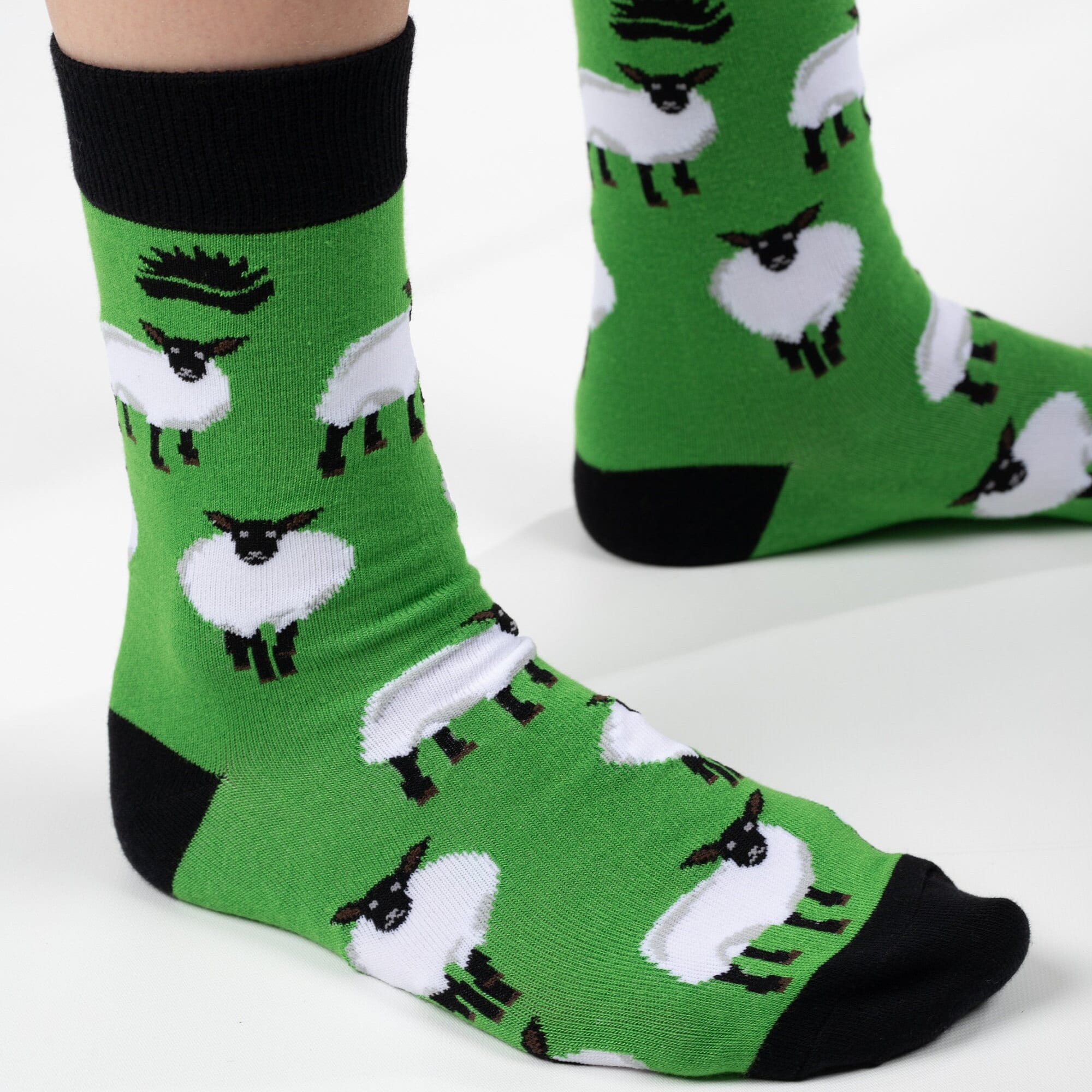 BAMBOO SOCKS | SHEEP | Farm Animal Socks | Green Socks | Sheep Lover ...