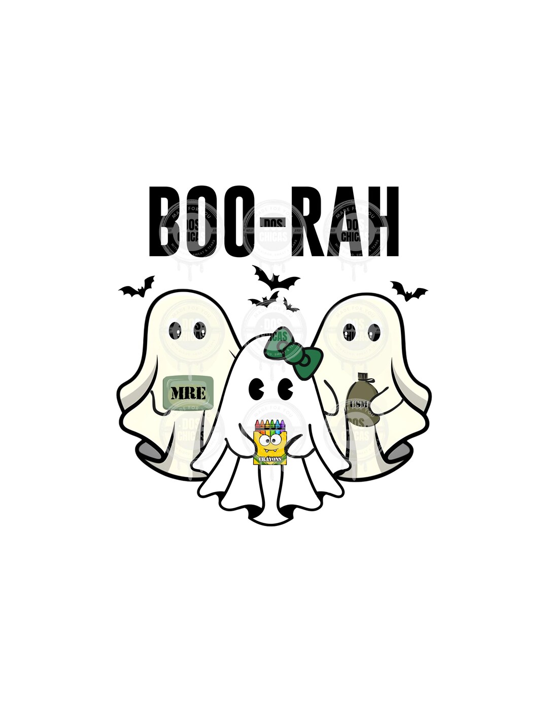 Boo-rah USMC Halloween Ghost PNG, Military Family Shirt (digital) - Etsy