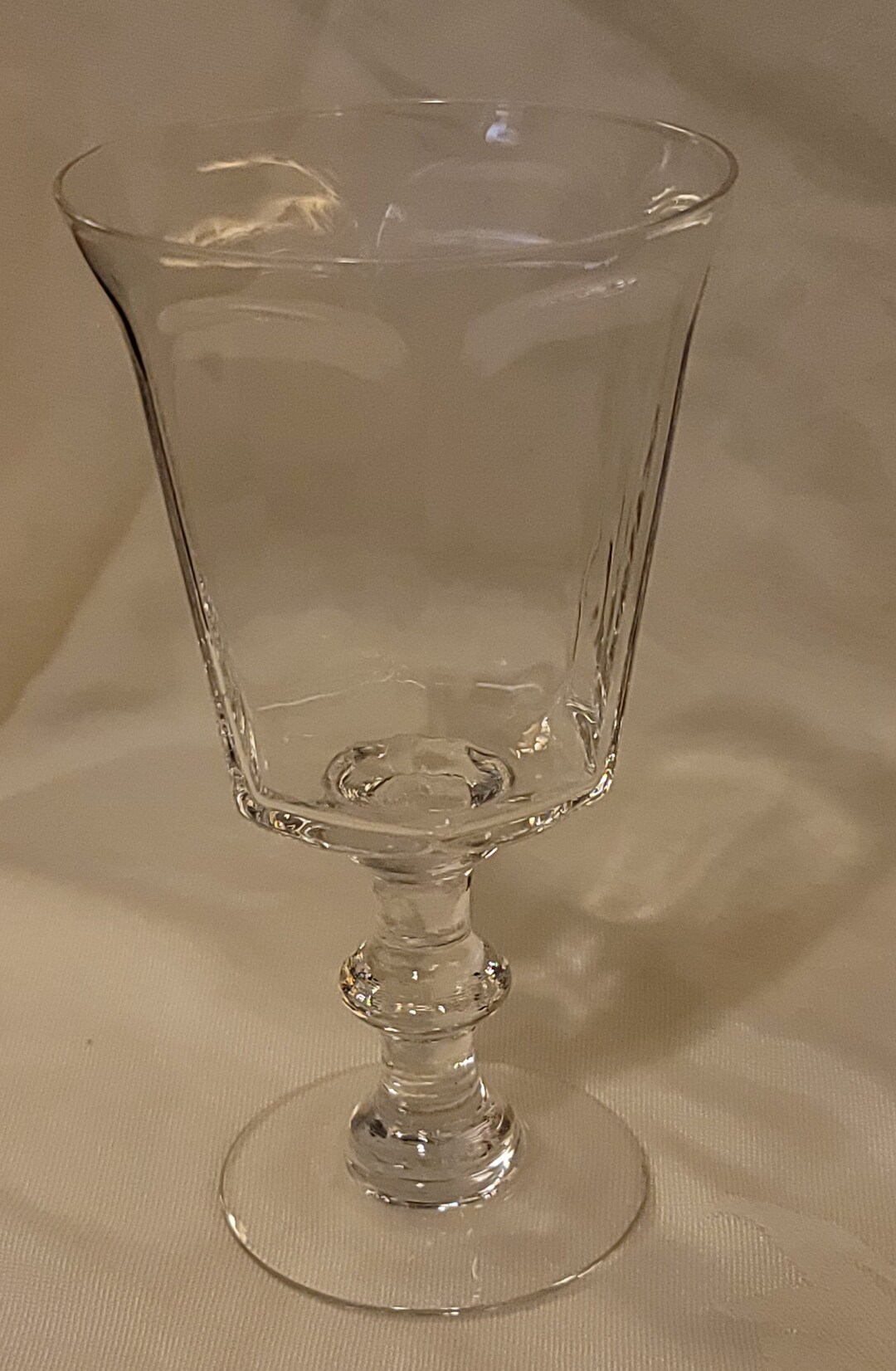 Lenox Water Goblet - Antique Clear - Blown Glass - Etsy