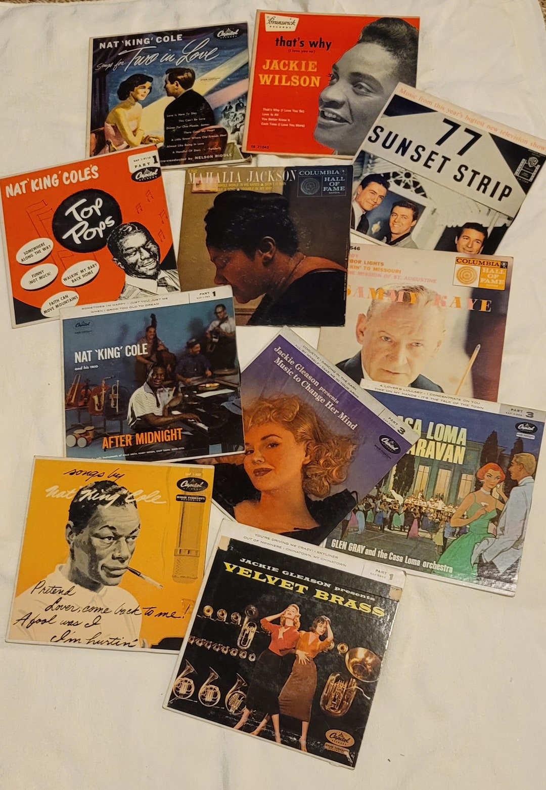 1950s ELEVEN Record Collection 45 LP - Etsy