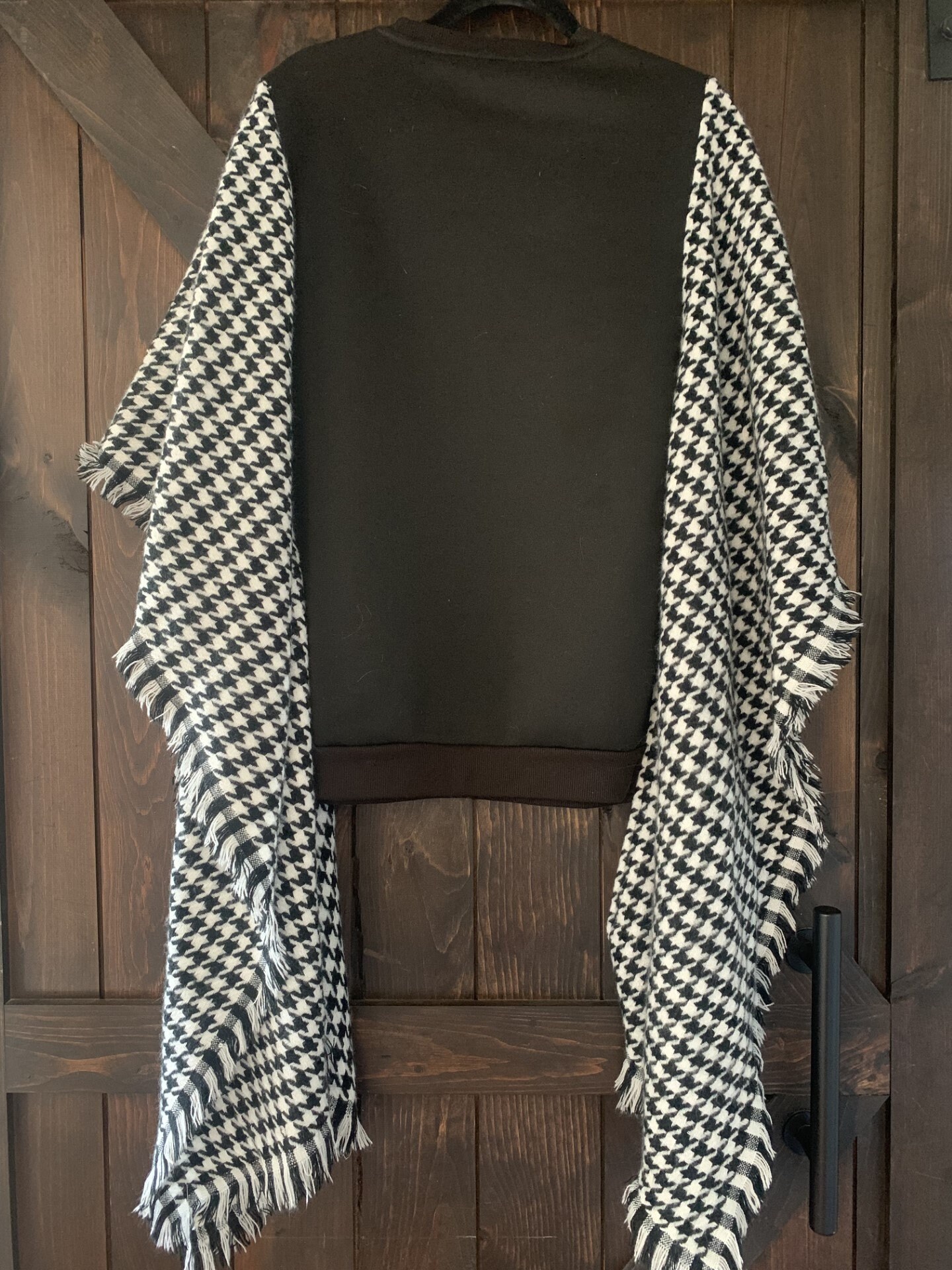 Handmade, Upcycled, Boho Hippie Vintage One Size Plus Shawl/poncho ...
