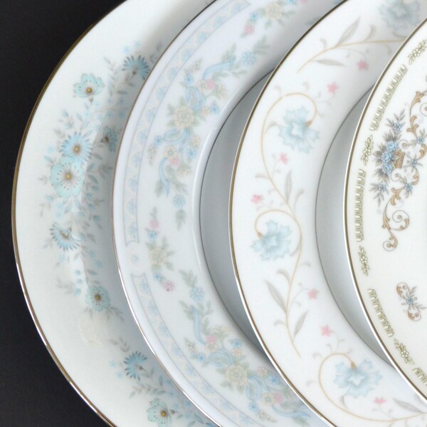 Floral China Plates - Etsy