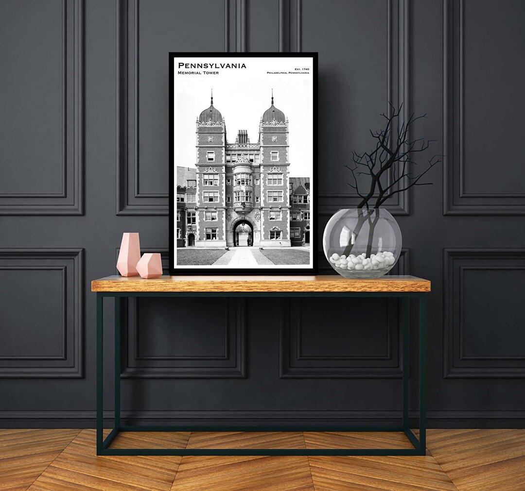 University of Pennsylvania 1900s UPenn Memorial Tower Photo - Etsy France