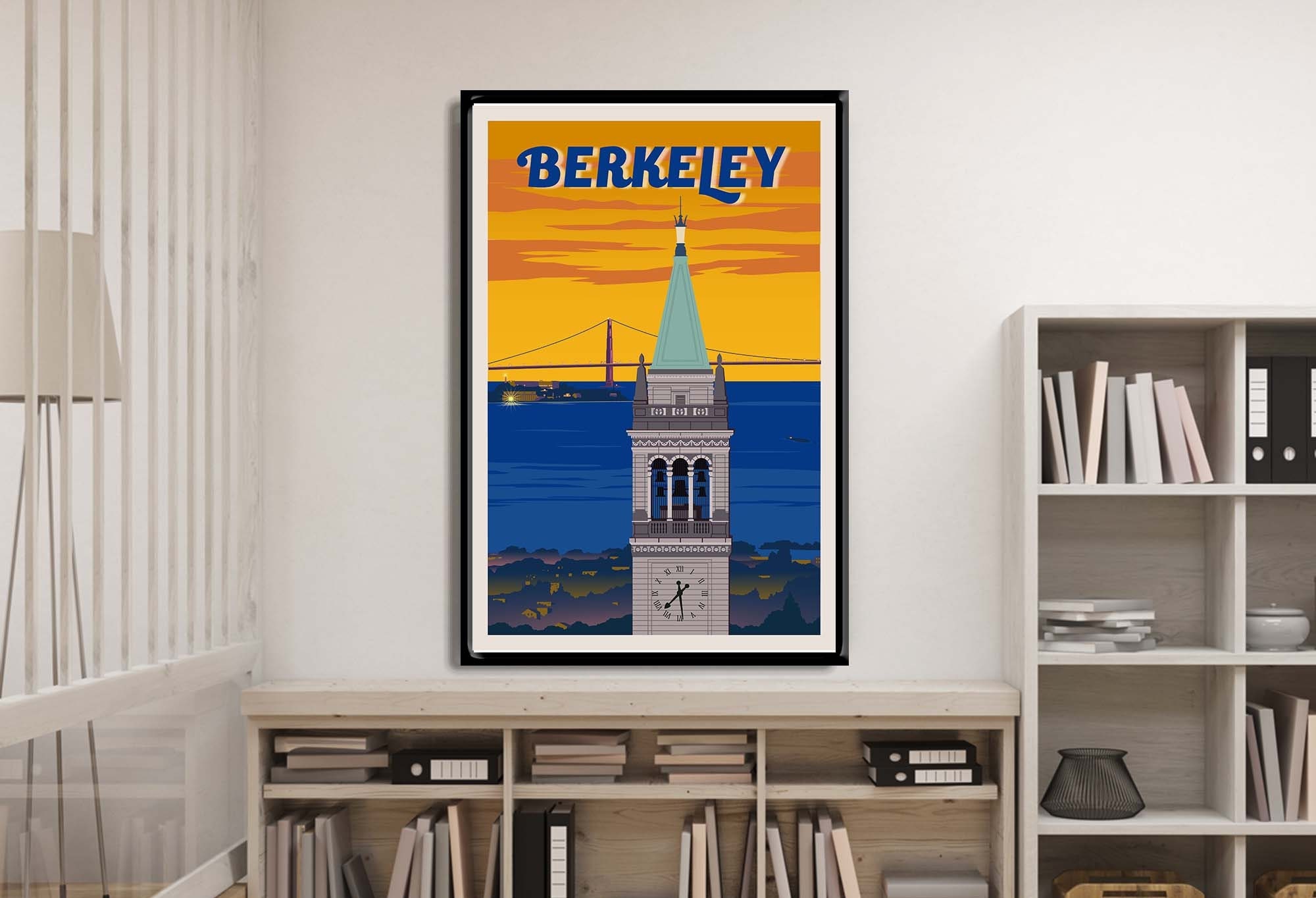California Berkeley, University of California Berkley Wall Art, Golden ...