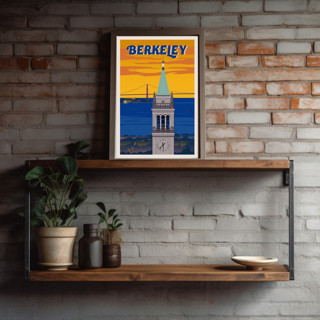 California Berkeley, University of California Berkley Wall Art, Golden ...