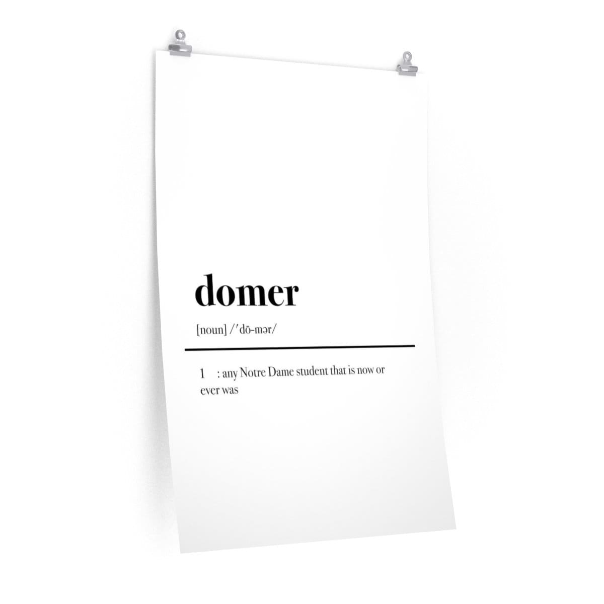 University of Notre Dame, "domer" Instant Download, Black and White ...