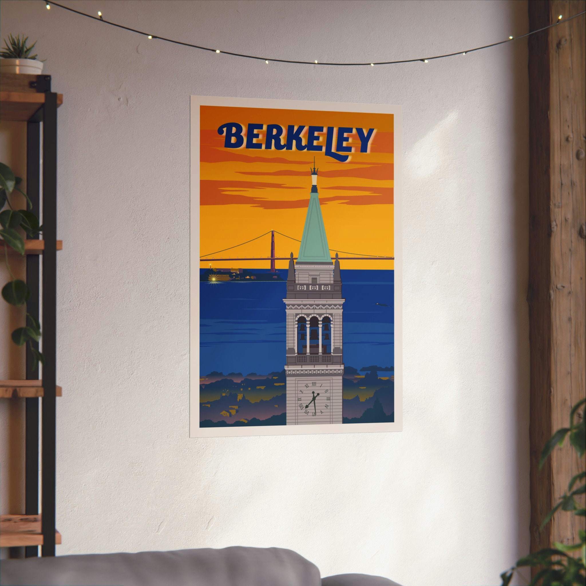 California Berkeley, University of California Berkley Wall Art, Golden ...
