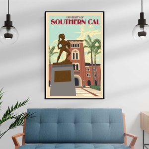 USC Trojans, University of Southern California, Tommy Trojan Retro ...
