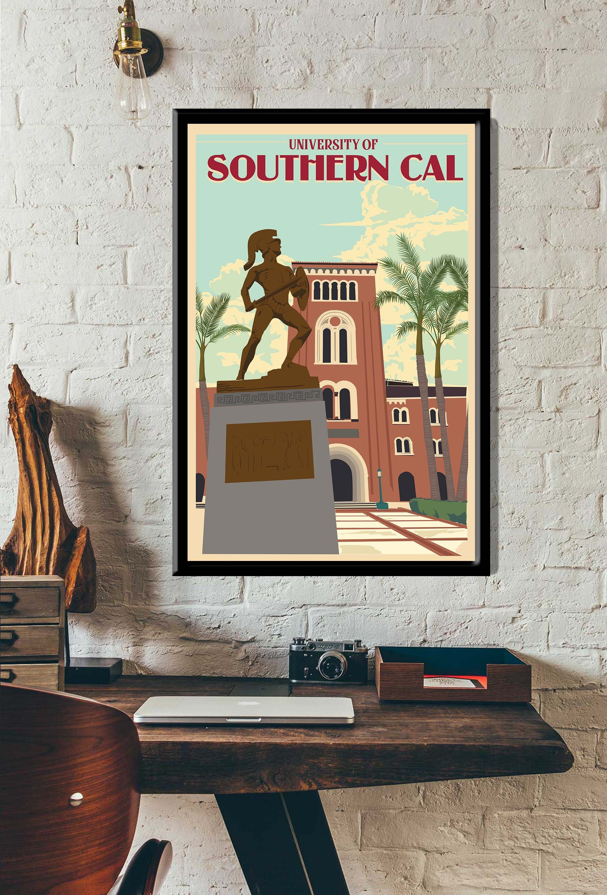 USC Trojans, University of Southern California, Tommy Trojan Retro ...