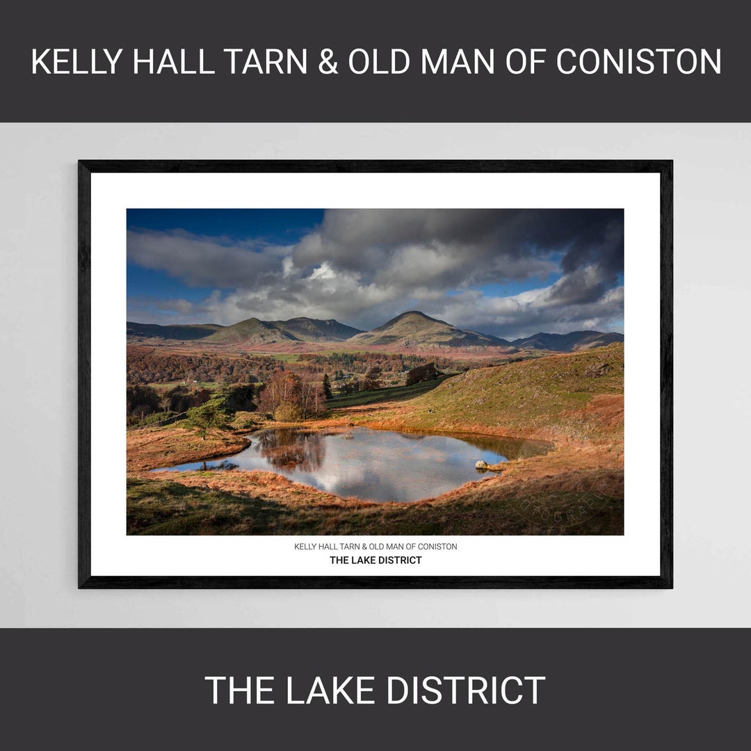 Kelly Hall Tarn & the Old Man of Coniston • the Lake District • Cumbria ...
