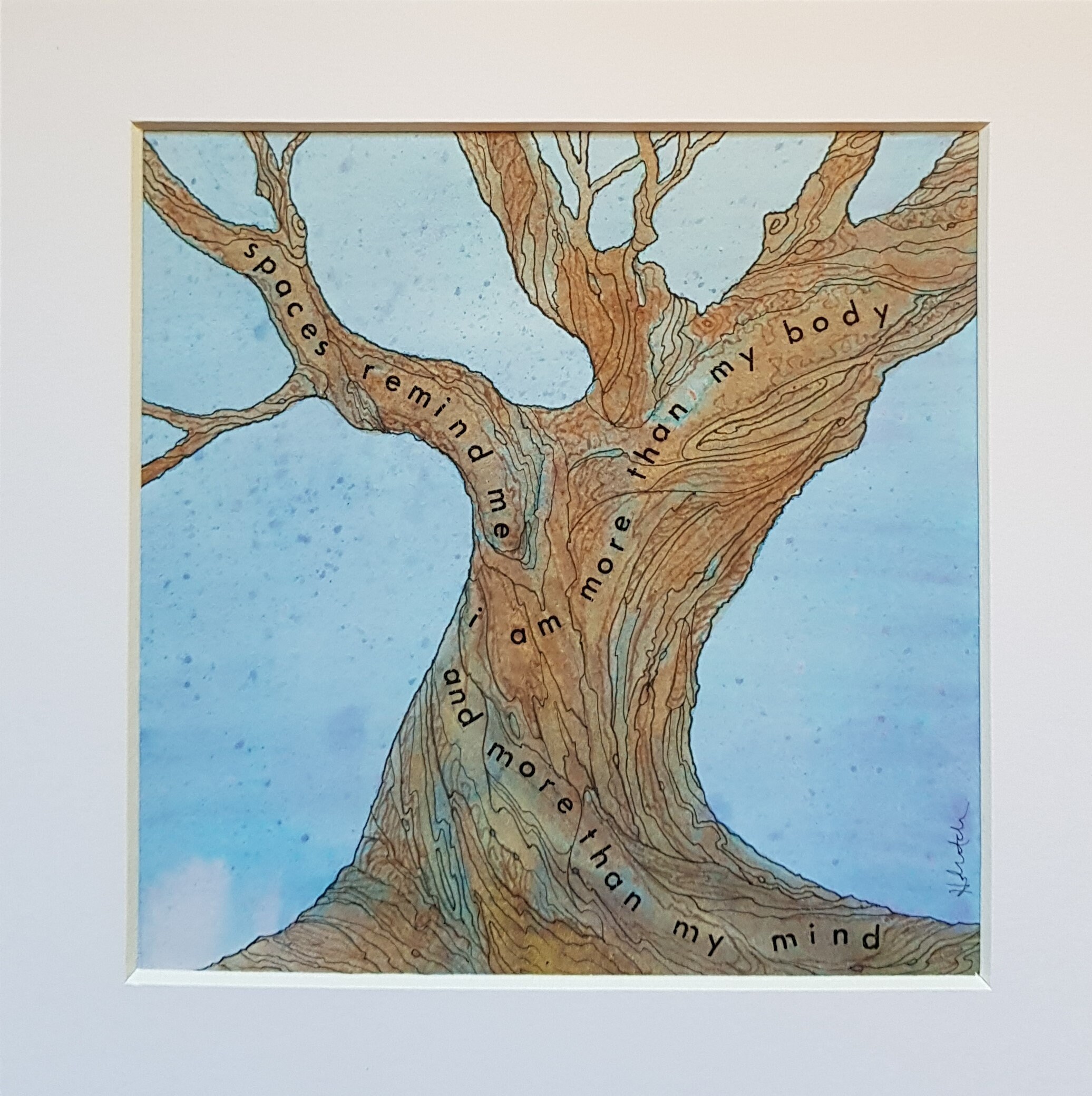 Soul Tree Haiku Art. an Original Painting and Inspirational Poem for ...