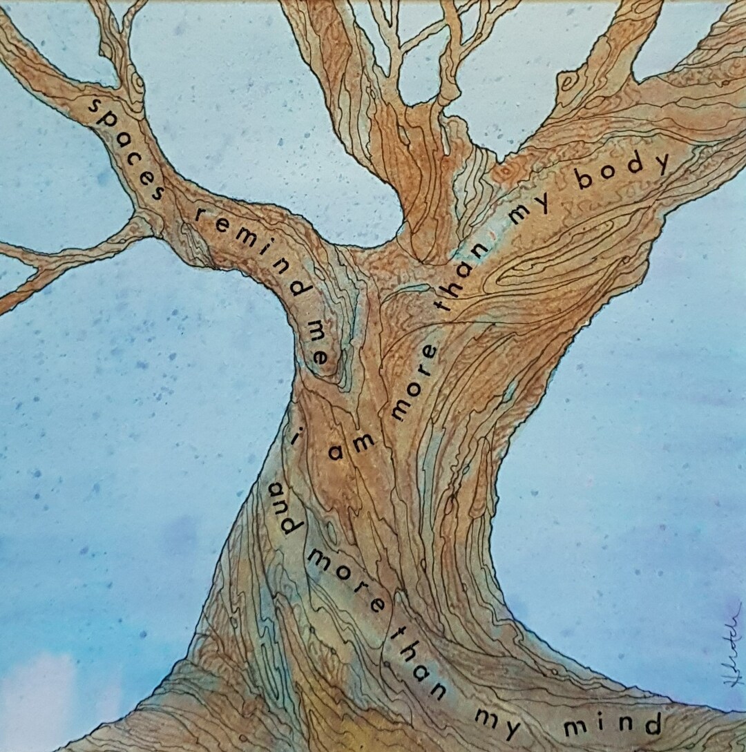 Soul Tree Haiku Art. an Original Painting and Inspirational Poem for ...