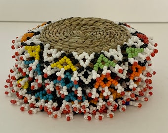 African Beaded Coasters - Etsy