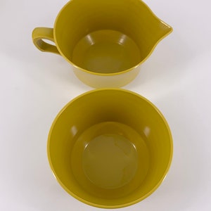 Vintage Melamine Camping/outdoor Cups, Allied Chemical Mustard Yellow ...
