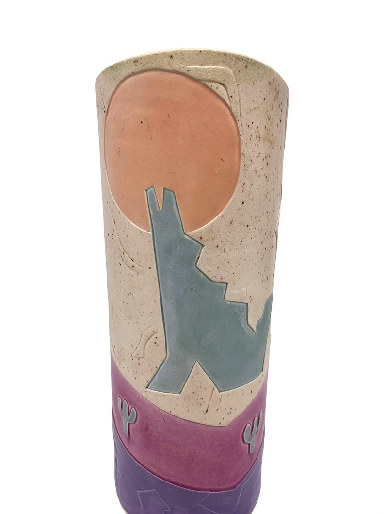 Southwestern Pottery Vase, Barbara Demery Signed Desert Ceramic Vessel ...