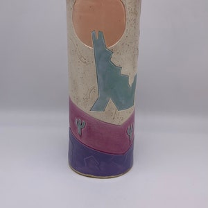 Southwestern Pottery Vase, Barbara Demery Signed Desert Ceramic Vessel ...