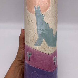 Southwestern Pottery Vase, Barbara Demery Signed Desert Ceramic Vessel ...