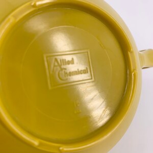 Vintage Melamine Camping/outdoor Cups, Allied Chemical Mustard Yellow ...