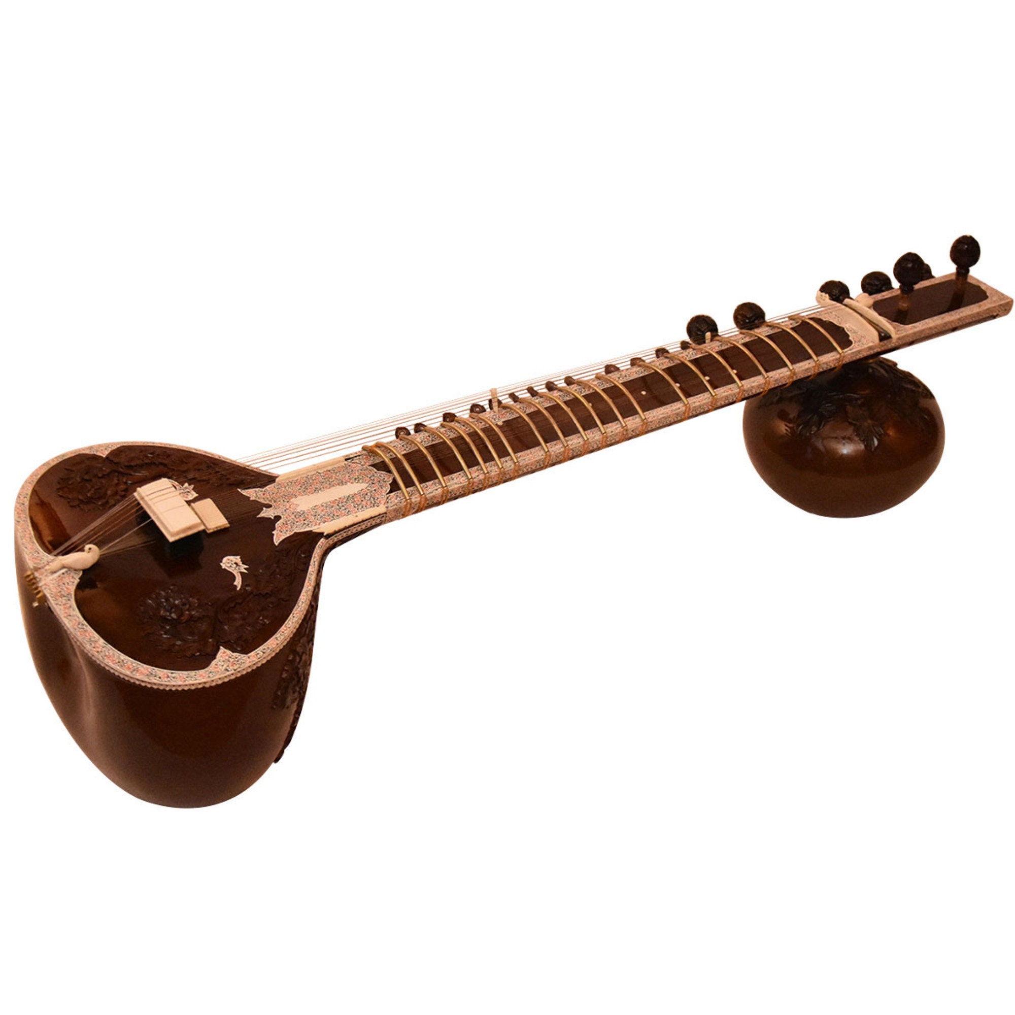 Sitar | Naeem No. 1 Sitar ~ Tun Wood | Professional Set up | Shipped ...