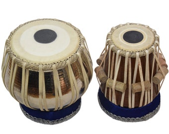 Tablas TAAL Standard 3.5 KG Copper Tabla Set Indian Handmade Shipped ...