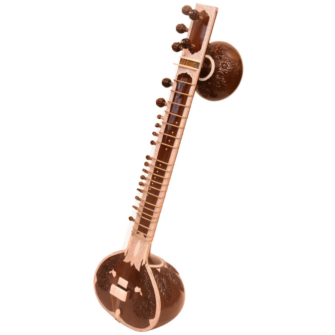 Sitar | MKS No. 2 Sitar ~ Professional Quality Indian Sitar | Kharaj ...