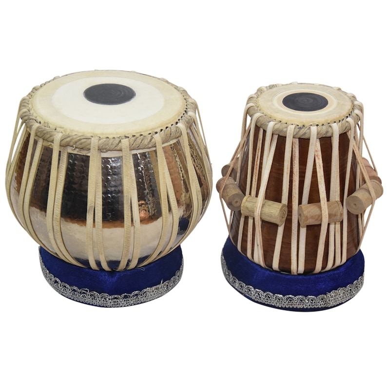 Tablas | TAAL Standard 3.5 KG Brass Tabla Set ~ Indian Handmade ...