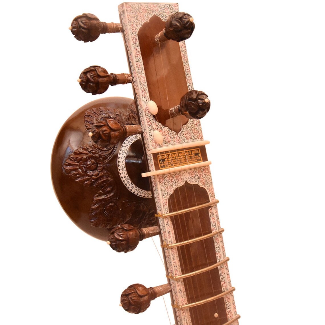 Sitar | MKS No. 2 Sitar ~ Professional Quality Indian Sitar | Kharaj ...