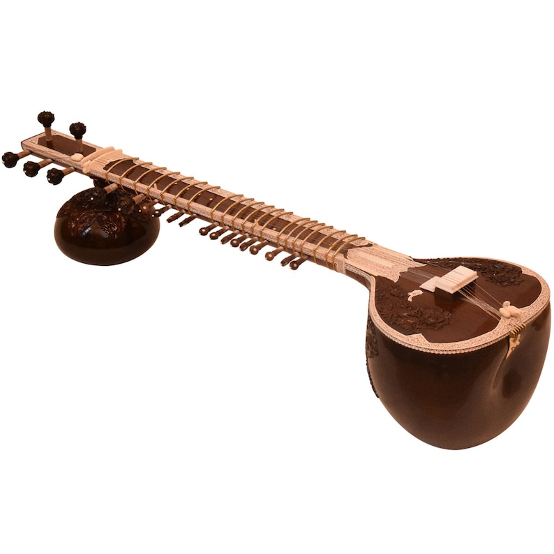 Sitar | MKS No.1 Sitar | Indian Handmade Sitar~ Ravi Shankar Style ...