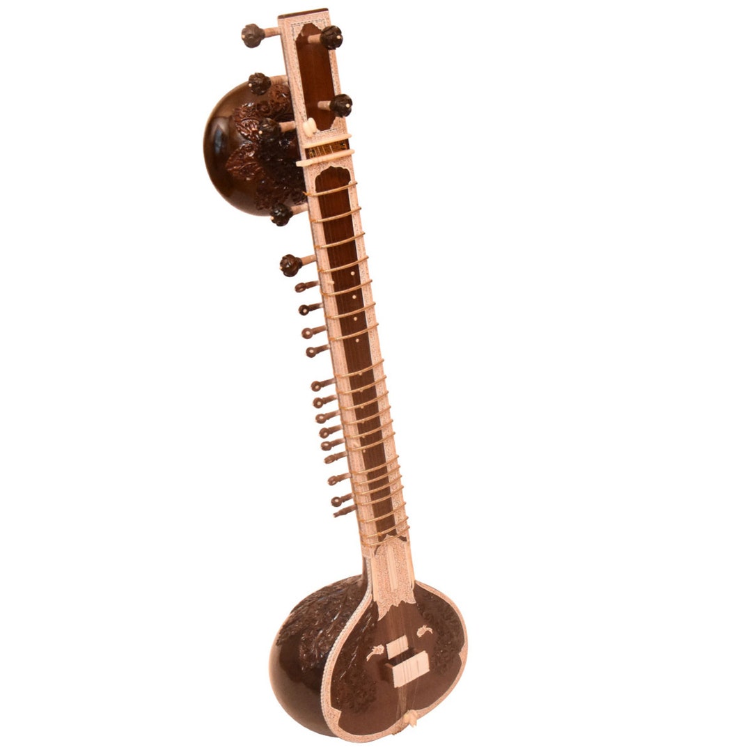 Sitar | MKS No.1 Sitar | Indian Handmade Sitar~ Ravi Shankar Style ...