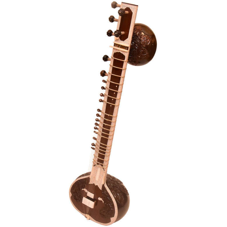 Sitar MKS No.1 Sitar Indian Handmade Sitar Ravi Shankar - Etsy