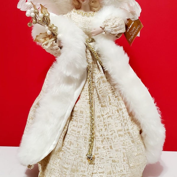 Porcelain Angel Tree Topper - Etsy