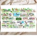 Personalized Neighborhood Map, See Your House in the Center of Your ...