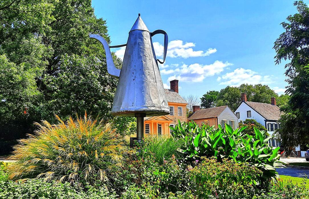 Old Salem Coffee Pot, Old Salem Art, Winston Salem Art, Old Salem ...