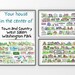 Personalized Neighborhood Map, See Your House in the Center of Your ...
