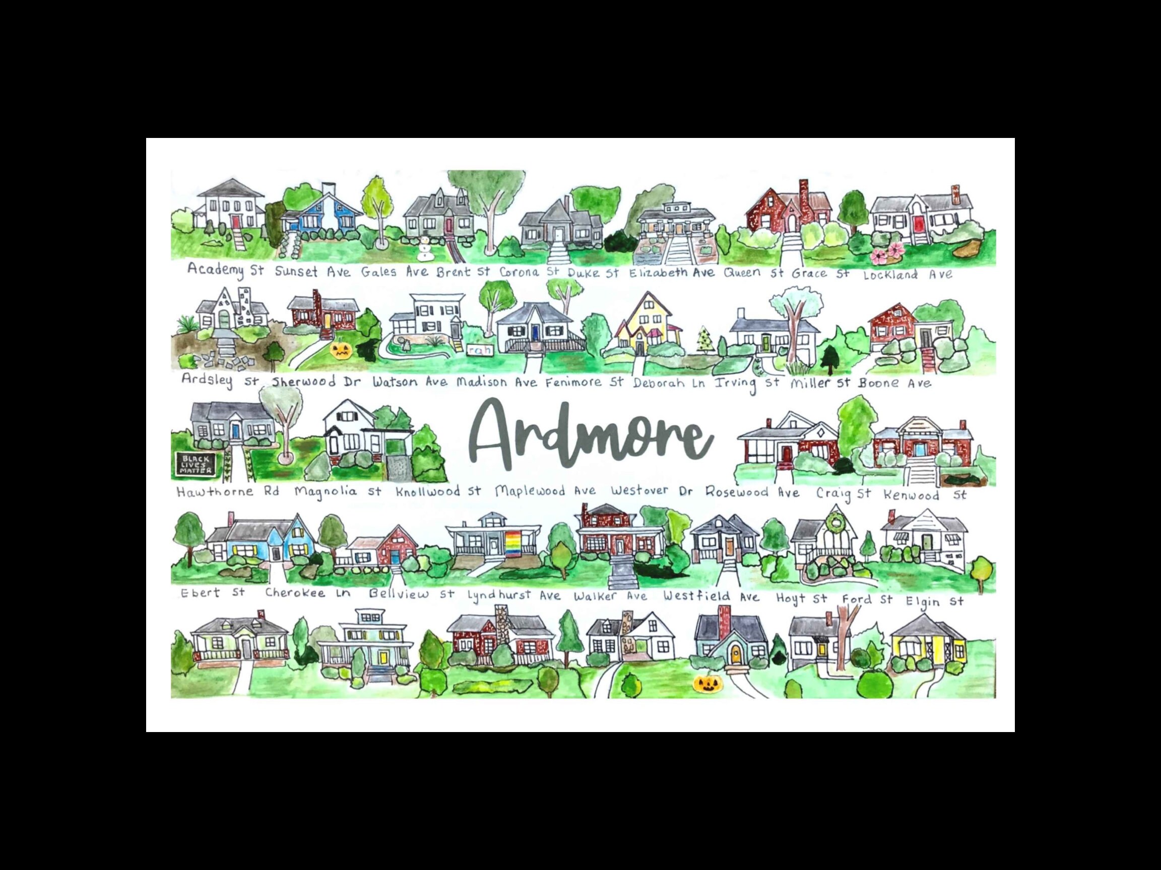 Ardmore Poster, Poster of Ardmore, Winston Salem Poster, Winston Salem ...