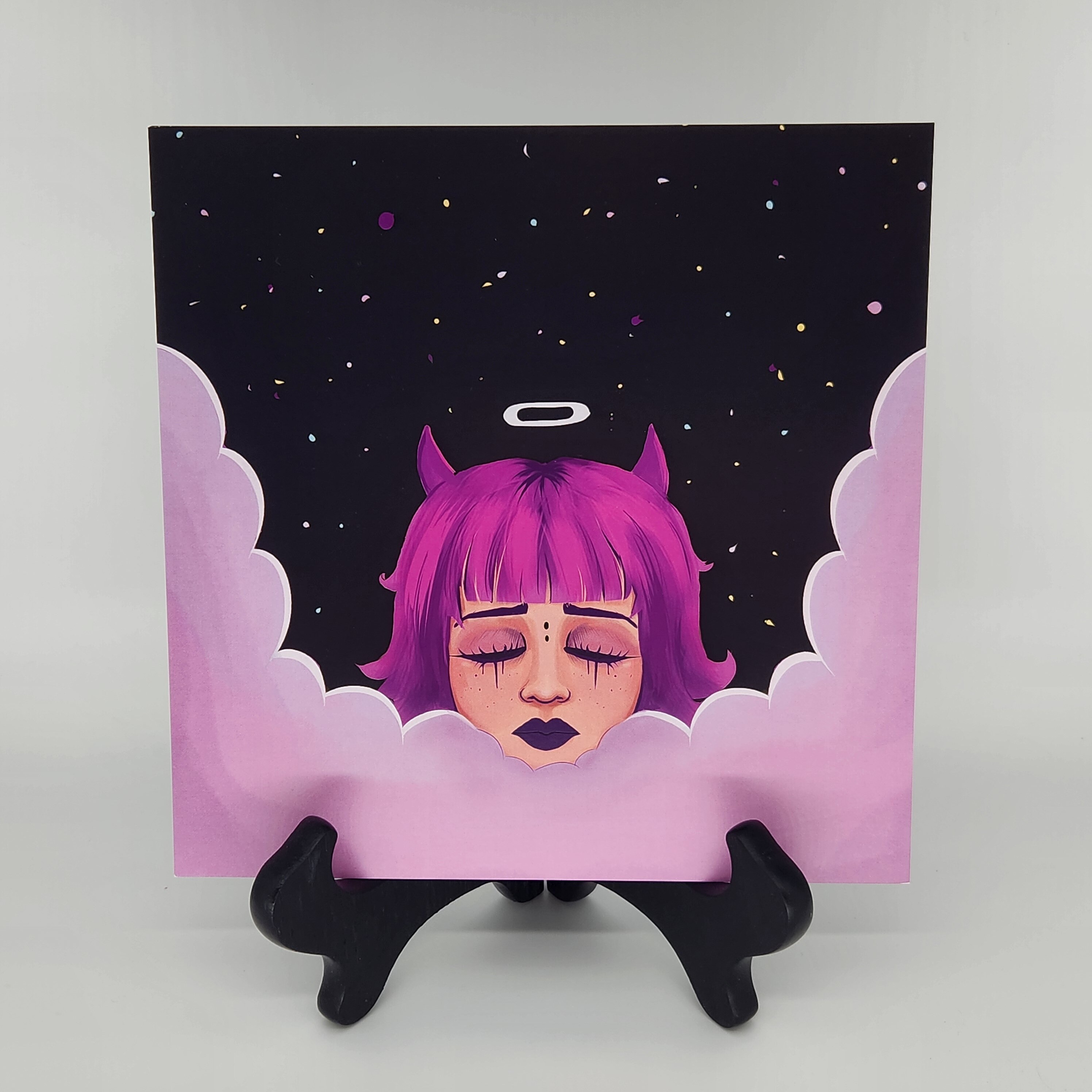 Melancholy Deirdre Matte Art Print Wall Decor Illustration - Etsy