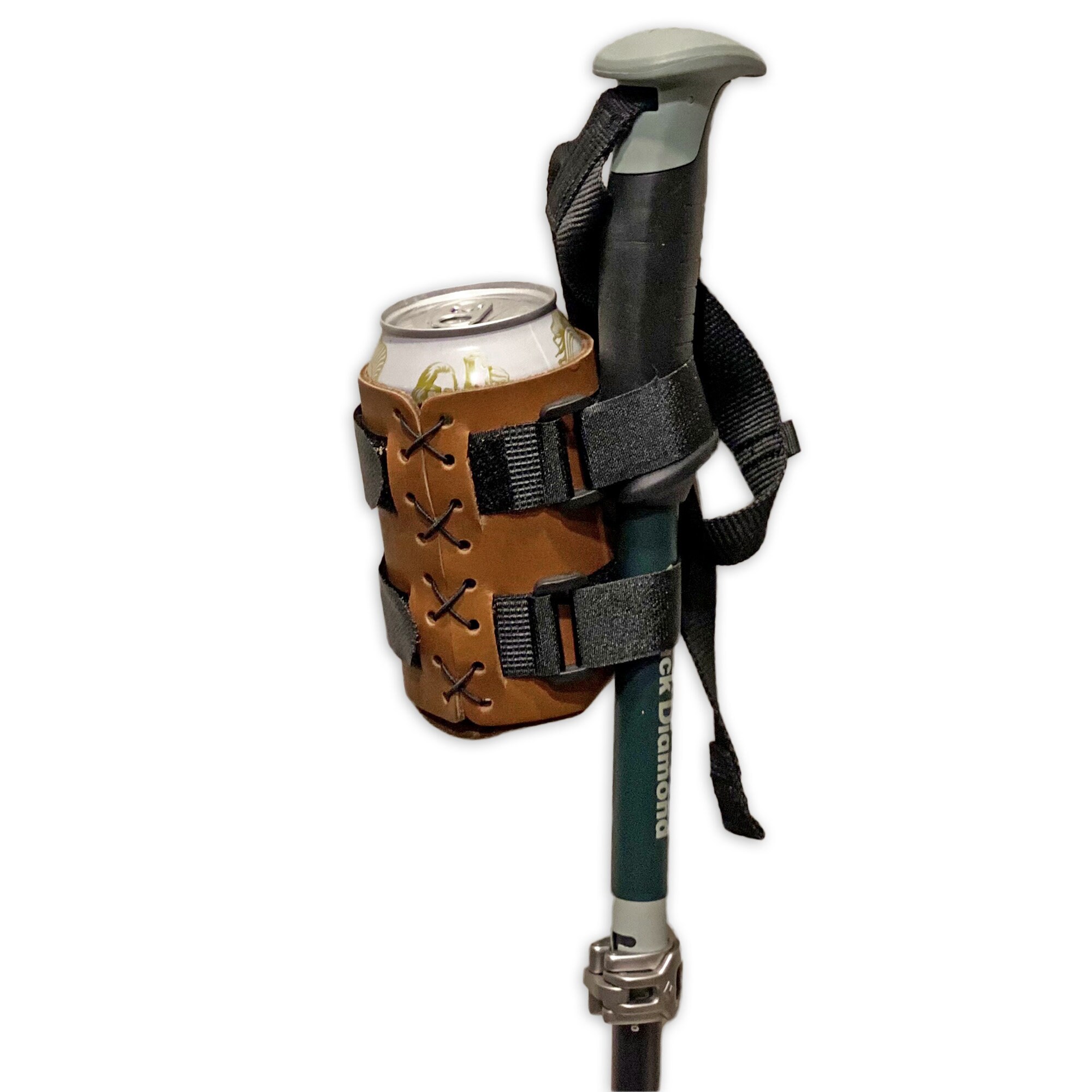 Premium Leather Ski Pole Beer Holder Beer Binding - Etsy